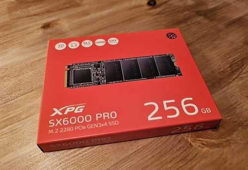 SSD накопитель A-Data XPG SX6000 Pro 256гб, M.2