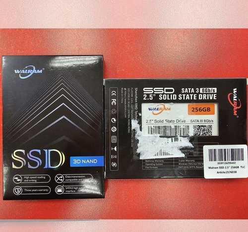 Накопитель SSD 2.5" 256Гб Walram TLC sataiii