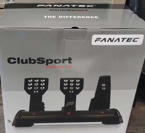 Педальный блок Fanatec ClubSport Pedals V3