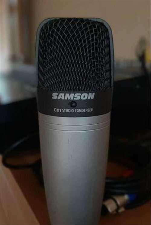 Студийный конденсаторный микрофон samson c01