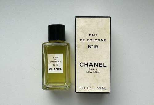 Chanel но 19 eau de cologne 59 мл винтаж