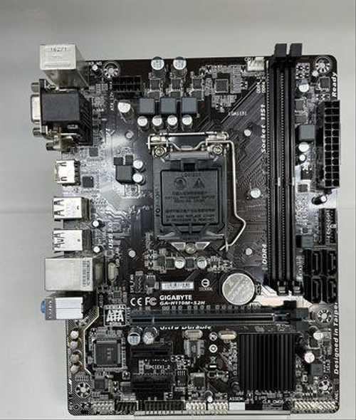 Материнская плата Gigabyte GA-H110M-S2H Soc-1151v1