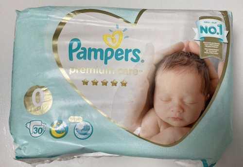 Подгузники Pampers premium care 0 р
