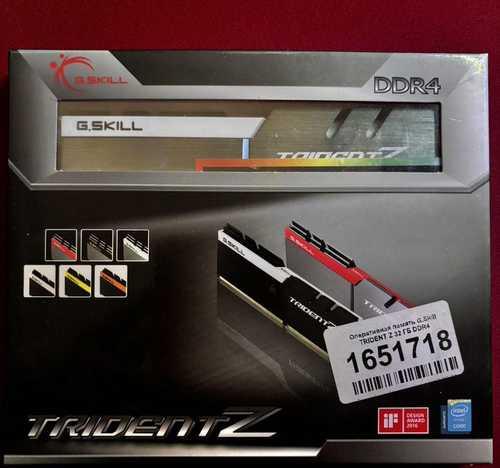 Оперативная Память G.Skill trident Z 32GB DDR4