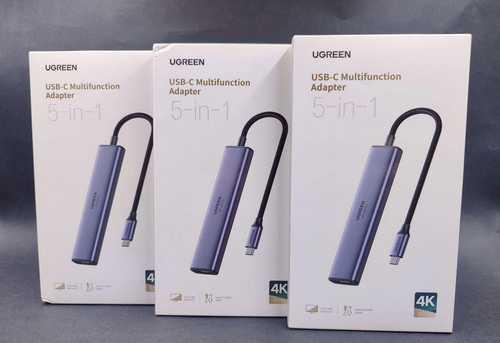 Разветвитель Ugreen USB-C 5-in-1 4K60Hz hdmi