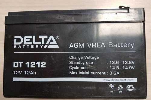 Аккумуляторная батарея delta Battery DT 1212