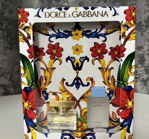 Dolce gabbana light blue и the one набор