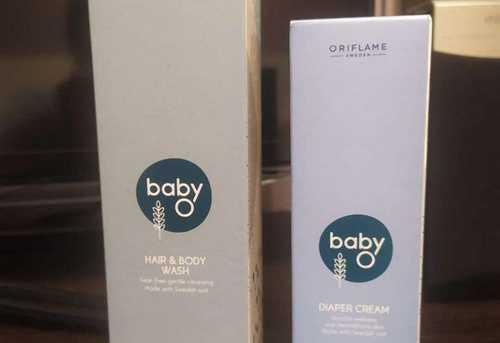 Шампунь и крем под подгузник Oriflame baby O