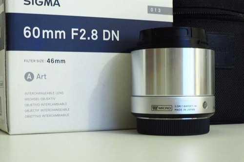 Sigma AF 60mm f/2.8 DN Art Micro 4/3 Olympus