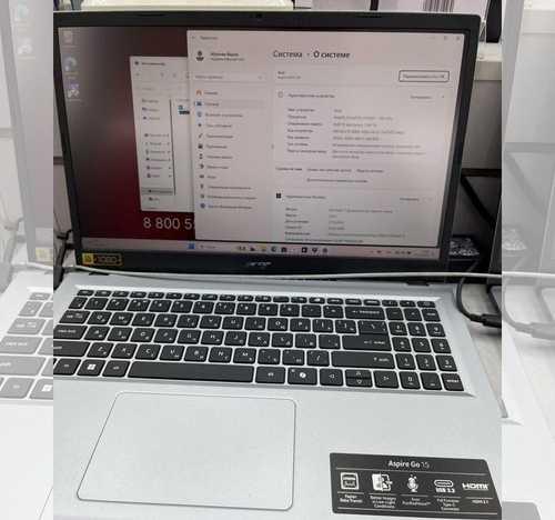 Ноутбук Acer Aspire go 15