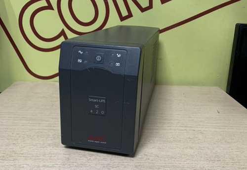 Ибп APC SMART ups SC 420 без аккумулятора