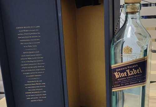 Бутылка и коробка Blue Label