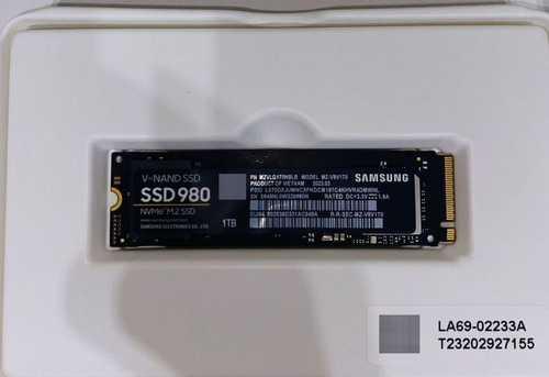 NVMe M2 SSD 980 Samsung