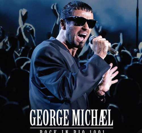 Виниловая пластинка George Michael – Rock In Rio 1991 (Transparent Blue Vinyl 2LP)