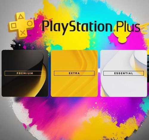 PS Plus Essential PS5 & PS4 + игры в PS store