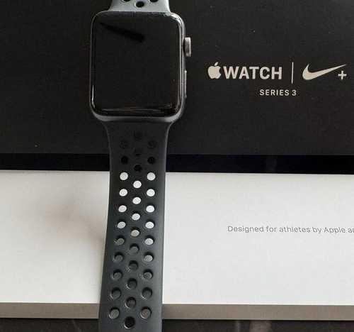 Часы apple watch 3 42mm Nike