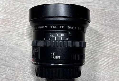 Объектив Canon fisheye lens ef 15 mm
