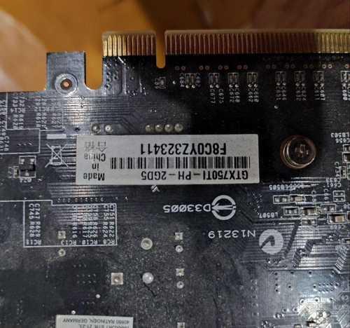 Видеокарта gtx750 ti 2 gb