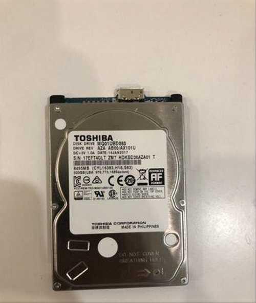 Внешний жесткий диск 500gb toshiba 2,5 USB