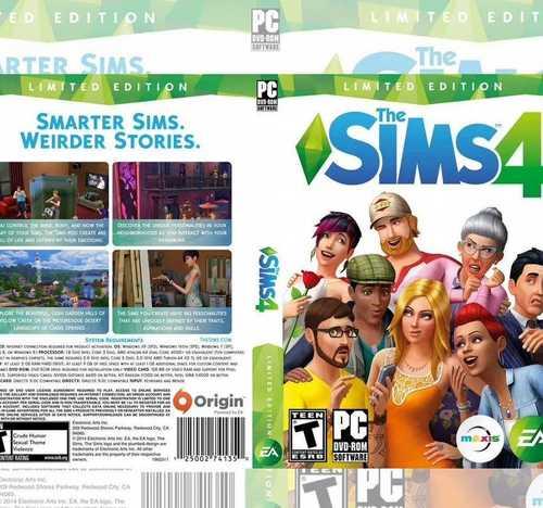 Диск на ps4 sims 4