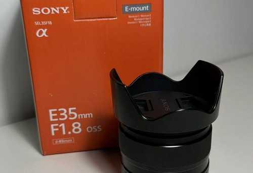 Объектив Sony E 35mm 1.8 OSS
