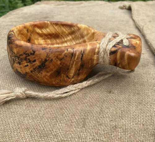 Кукса (деревянная кружка) из сувеля березы