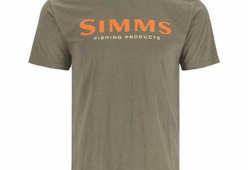 Футболка Simms Logo T-Shirt (Military Heather)