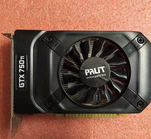 Palit GeForce GTX 750 Ti StormX OC 2Gb с гарантией