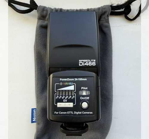 Вспышка Nissin SpeedLite Di466 for Canon