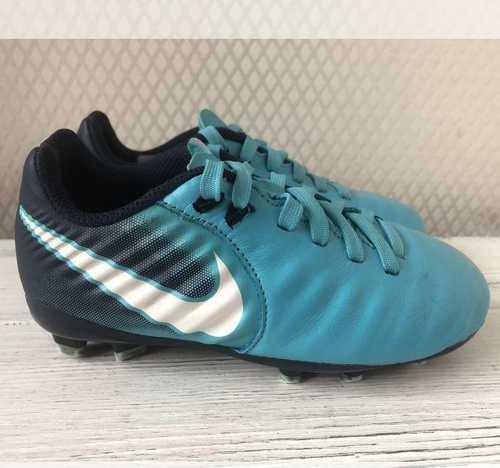 Детские бутсы Nike Tiempo Ligera IV FG US 10C кожа