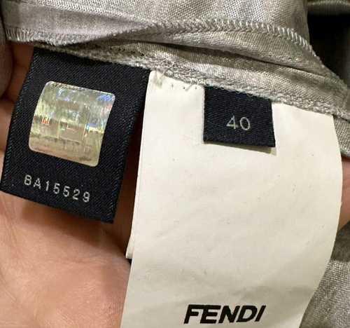Fendi платье шерсть шелк оригинал