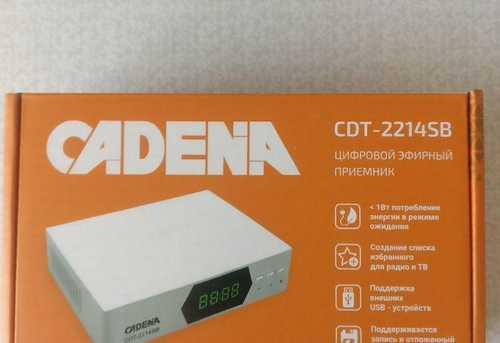 Тв приставка Cadena CDT 2214SB.Новая