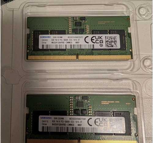 Оперативная память Samsung DDR5 RAM sodimm 16gb