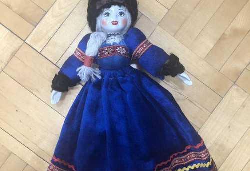 Винтажная-фарфоровая кукла СССР редкая.44см