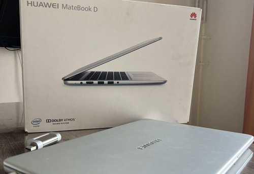 Ноутбук 15.6" HUAWEI MateBook D 15 MRC-W10, 256 ГБ, Core i5-8250U, RAM 8 ГБ, Intel UHD Graphics 620