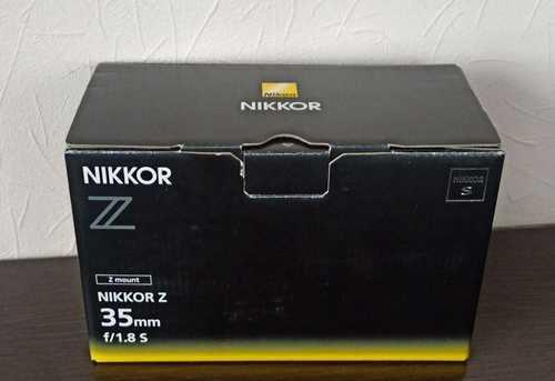 Nikon Nikkor Z 35mm F/1.8 S
