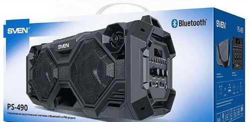 Портативная bluetooth колонка sven PS-490