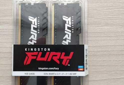 Kingston Fury Beast KF436C17BBK2/16 DDR4 2х8 Гб