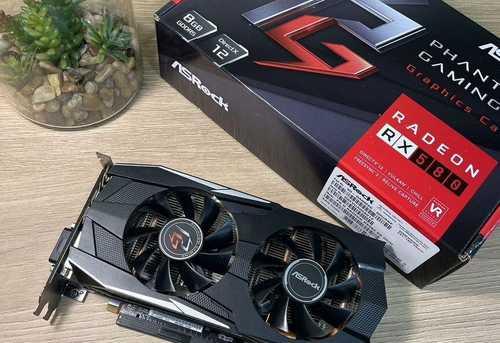 Видеокарта RX 580 8gb Asrock Phantom gaming