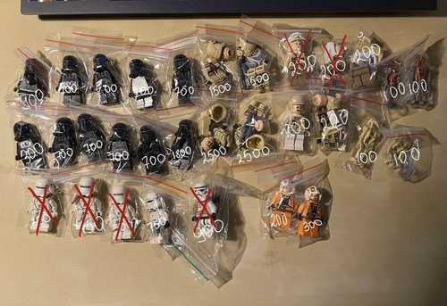 Lego star wars minifigures