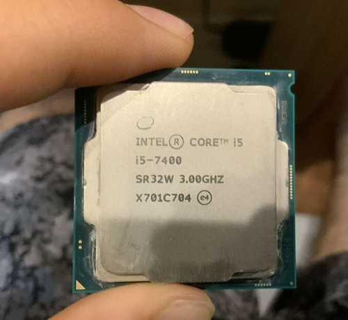 Процессор intel core i5 7400, Мат плата h110M-R