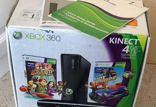 Игровая приставка Microsoft Xbox 360 kinect