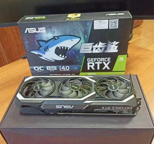 Видеокарта RTX 3070 Asus megalodon