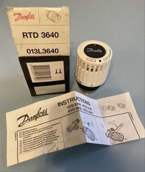 Термостатическая головка RTD 3640 Danfoss