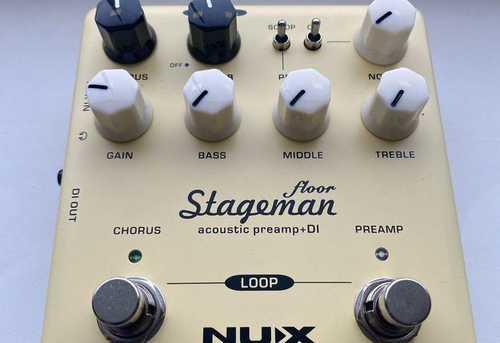 Преамп для акустической гитары Nux NAP-5 Stageman