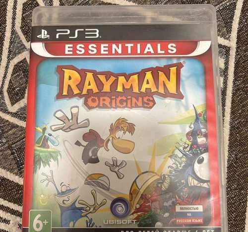 Диск на ps3 Rayman origins