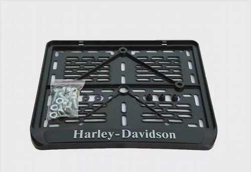 Рамка крепления номера 245х185 harley davidson