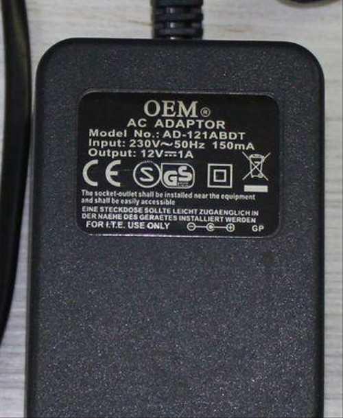 Блок питания oem ac adaptor