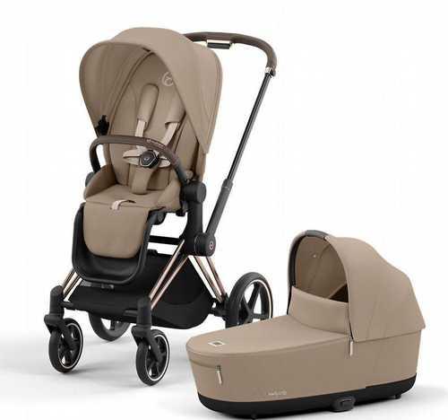 Коляска 2в1 Cybex Priam IV Rose Gold