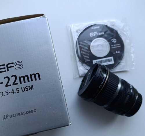 Canon EF-S 10-22mm f/3.5-4.5 USM 10-22 ширик в отл